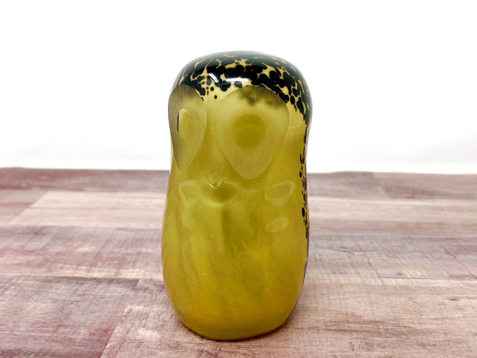 Vintage 1960s Wedgewood England Art Glass Owl Paperweight - Etsy