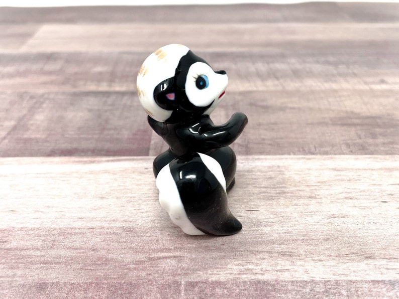 Vintage NKK Bone China Made in Japan Skunk With Blue Eyes - Etsy