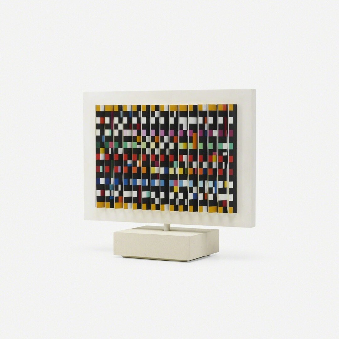 Yaacov Agam "day and Night" Spinning Polymorph Sculpture - Etsy
