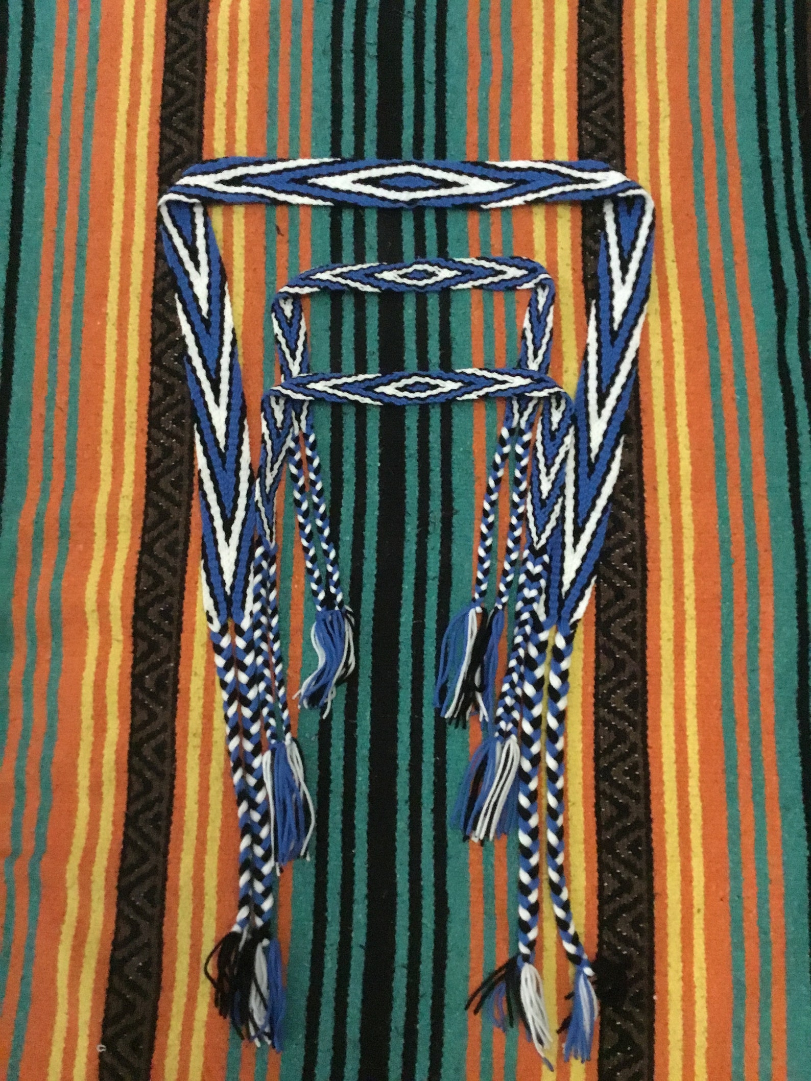 Custom Made Cherokee Finger Weaving Belts and Garters - Etsy