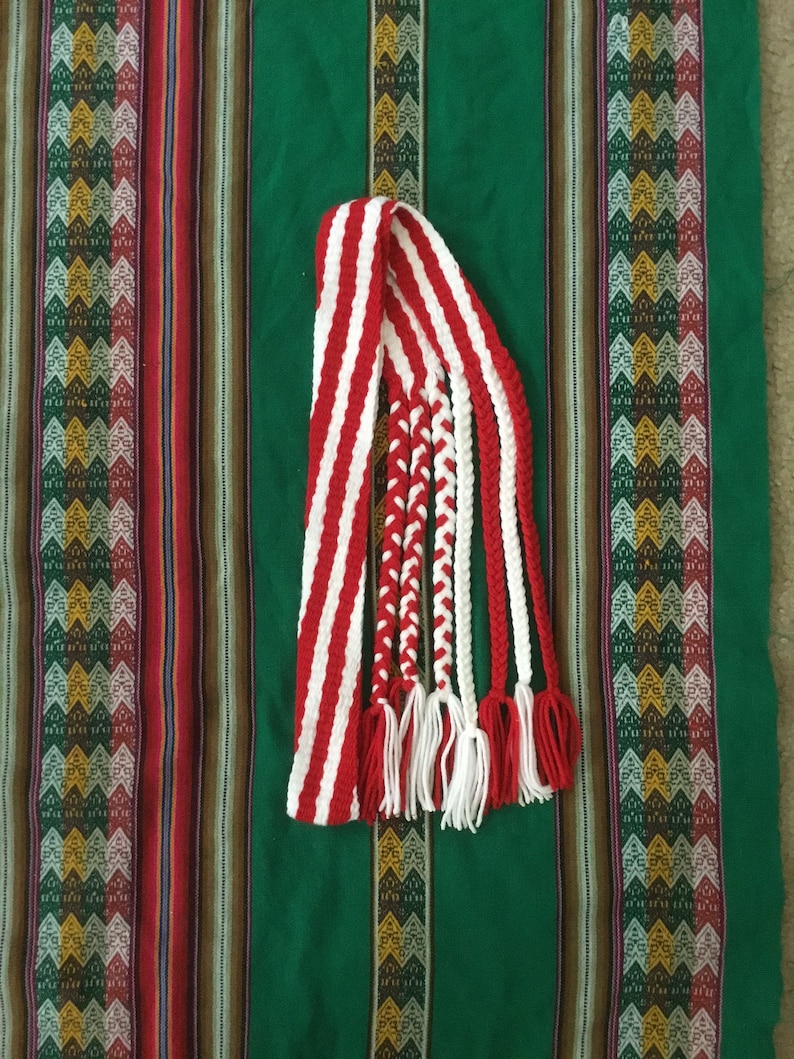 Custom Made Cherokee Finger Weaving Belts and Garters - Etsy