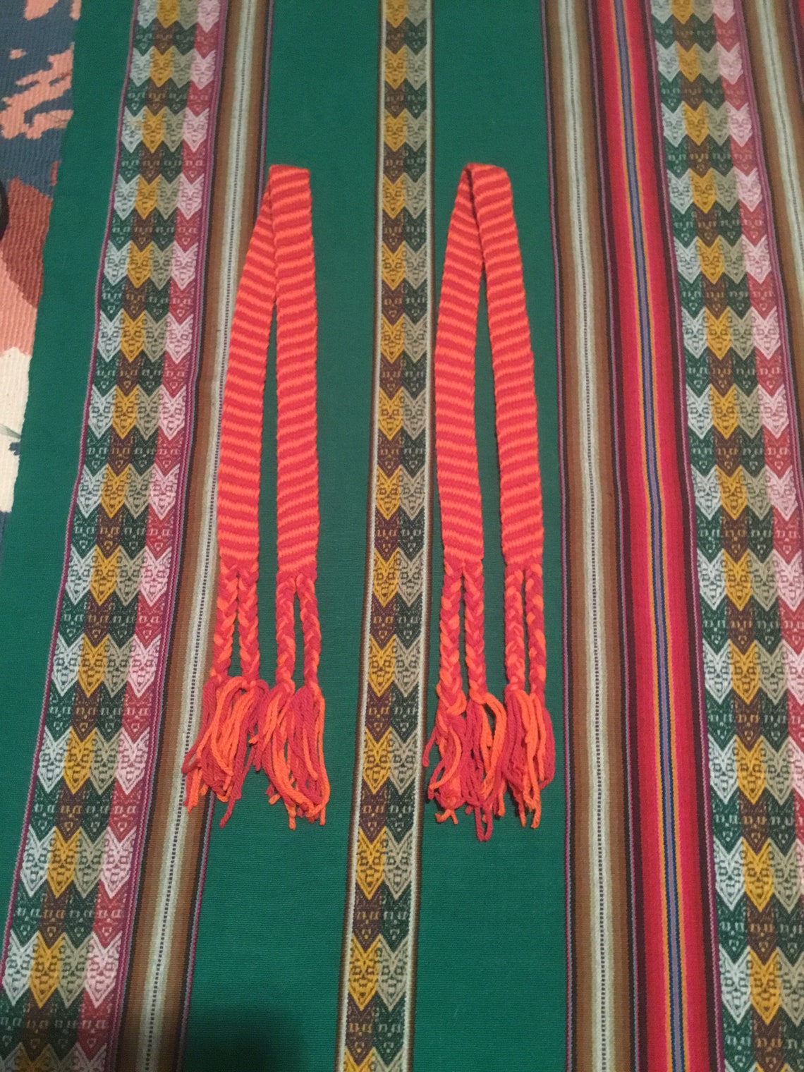 Custom Made Cherokee Finger Weaving Belts and Garters - Etsy