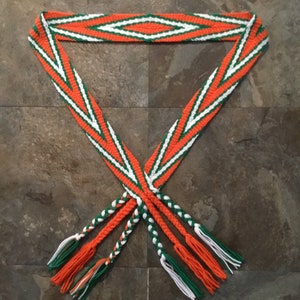 Custom Made Cherokee Finger Weaving Belts and Garters - Etsy