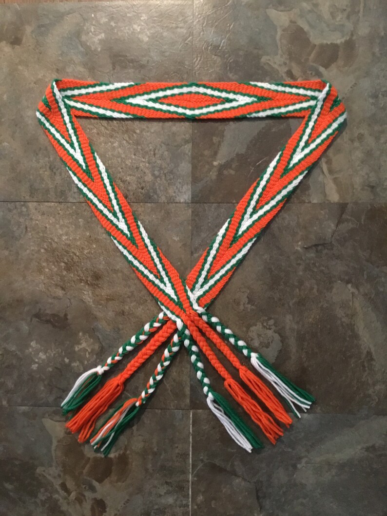 Custom Made Cherokee Finger Weaving Belts and Garters - Etsy