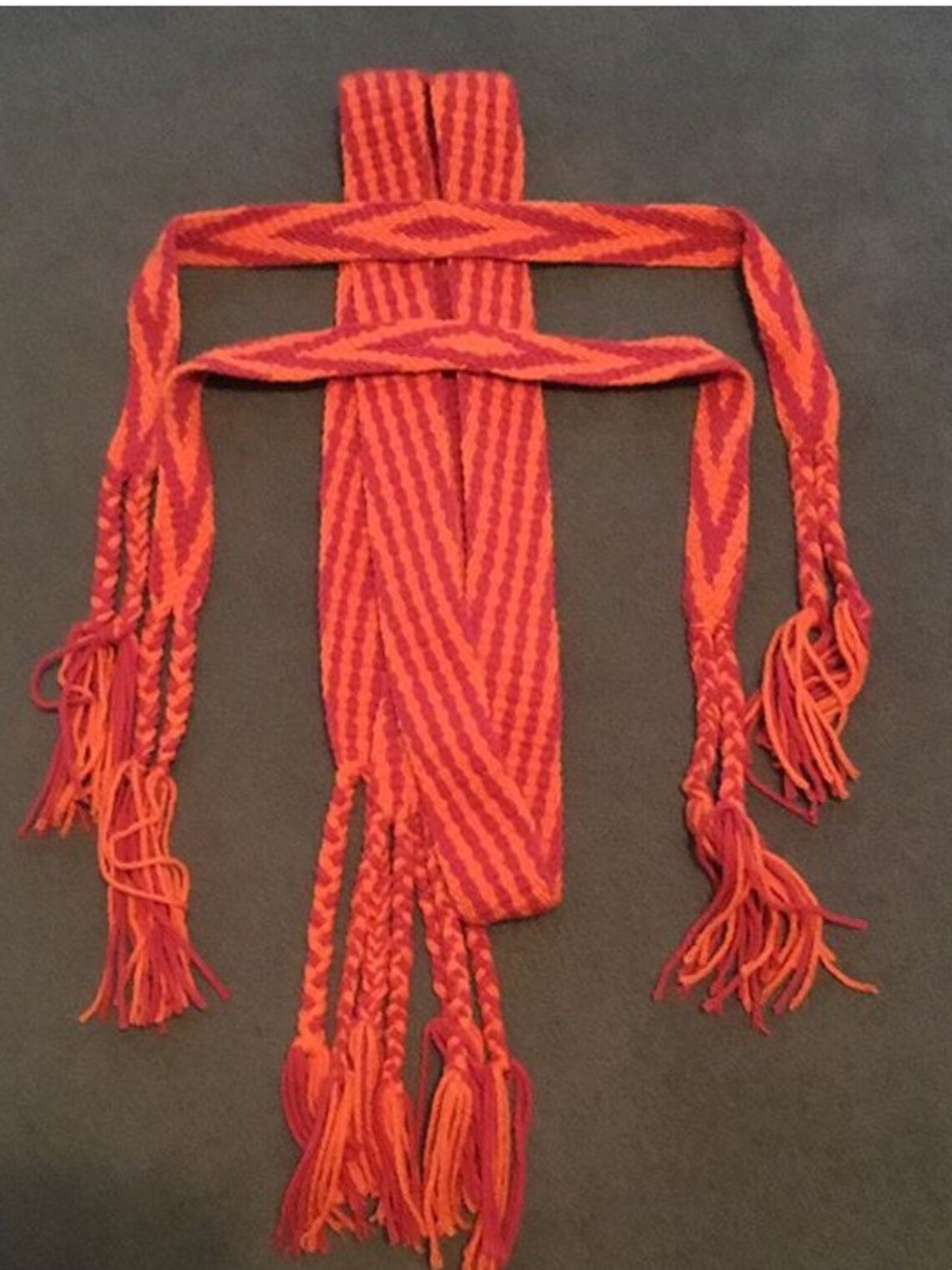 Custom Made Cherokee Finger Weaving Belts and Garters - Etsy