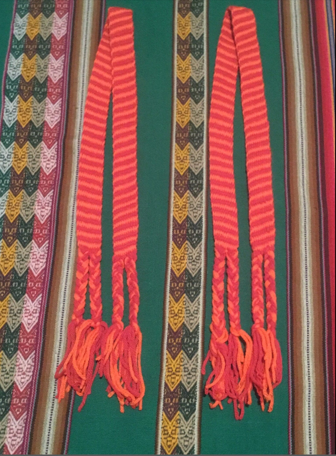 Custom Made Cherokee Finger Weaving Belts and Garters - Etsy