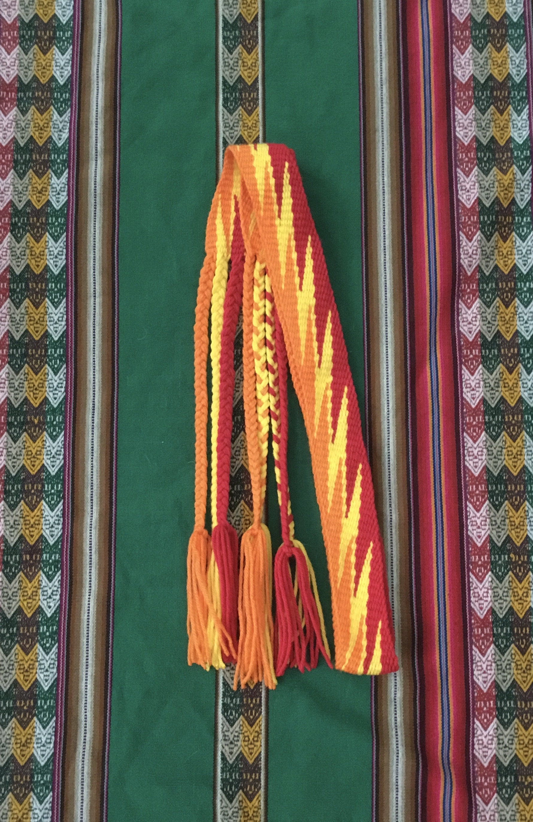 Custom Made Cherokee Finger Weaving Belts and Garters - Etsy