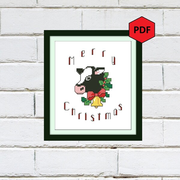 Cow Cross Stitch Pattern - Etsy