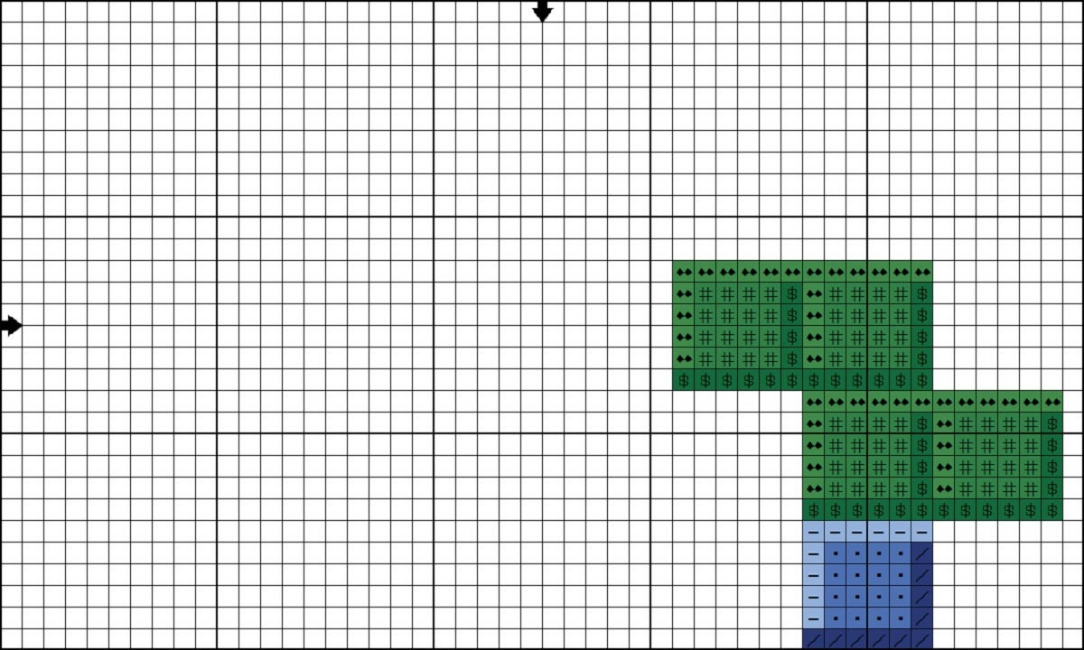 Game Over Cross Stitch Pattern Pdf Tetris E-pattern Pdf - Etsy