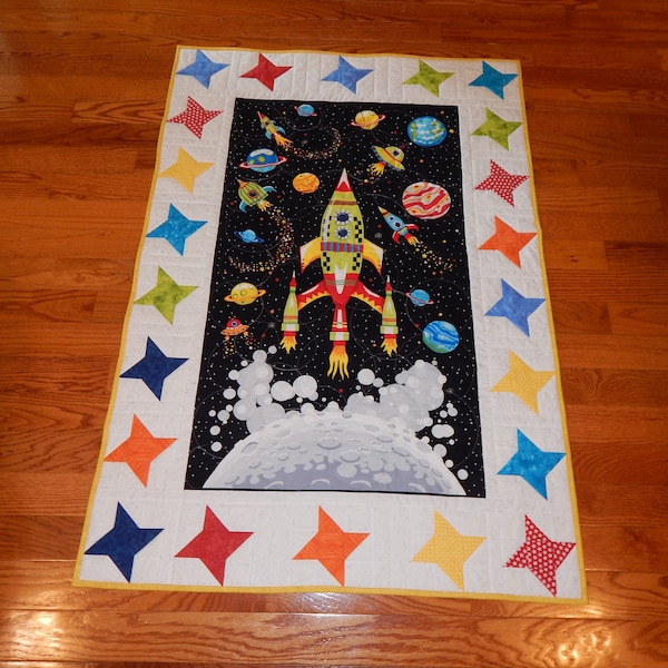 Spaceship Quilt - Etsy