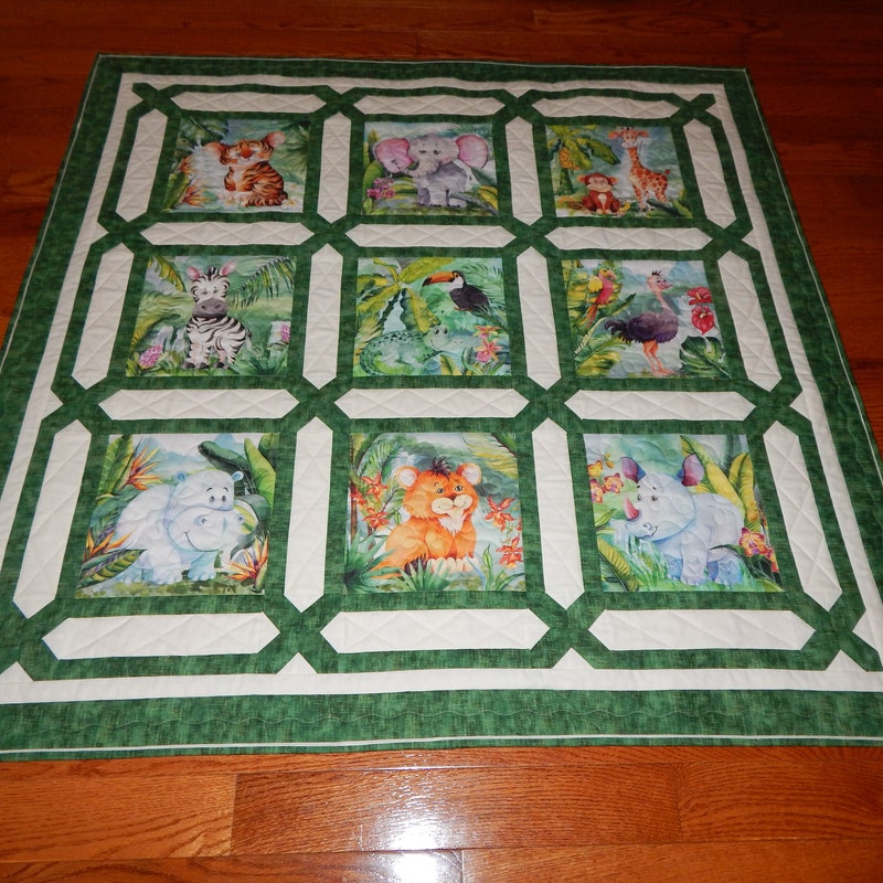 Animal Quilt - Etsy
