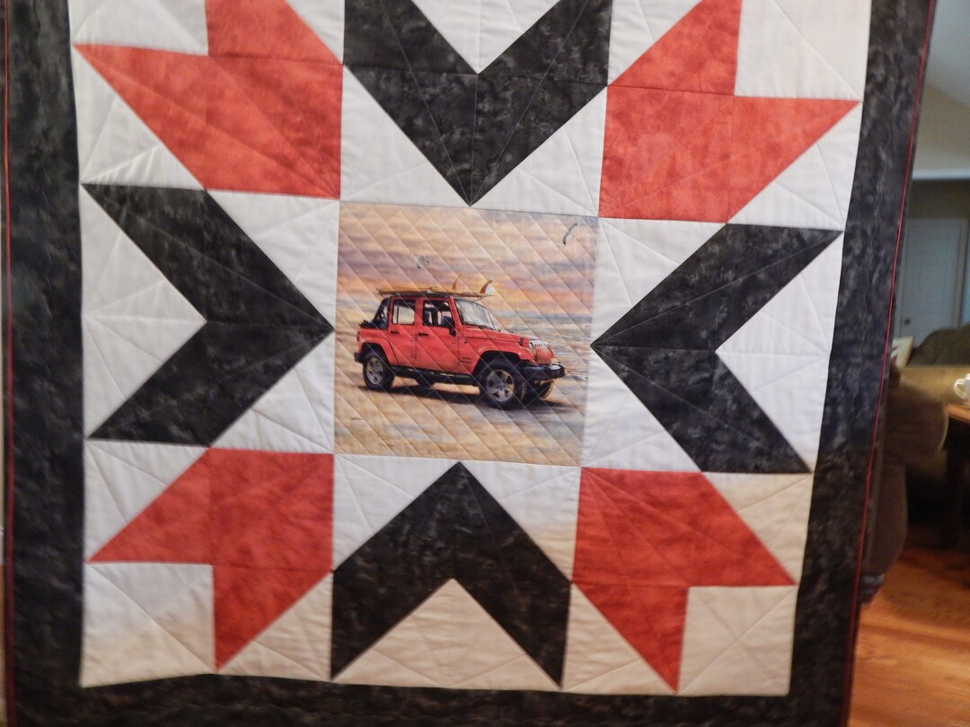 Jeep Quilt - Etsy