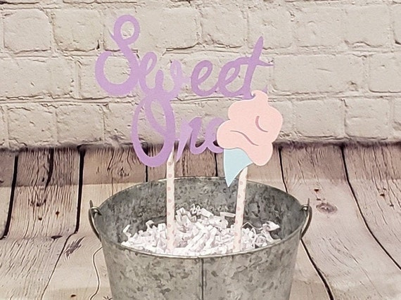 Sweet One Cake Topper. Cotton Candy Cake Topper. Cotton Candy Smash ...