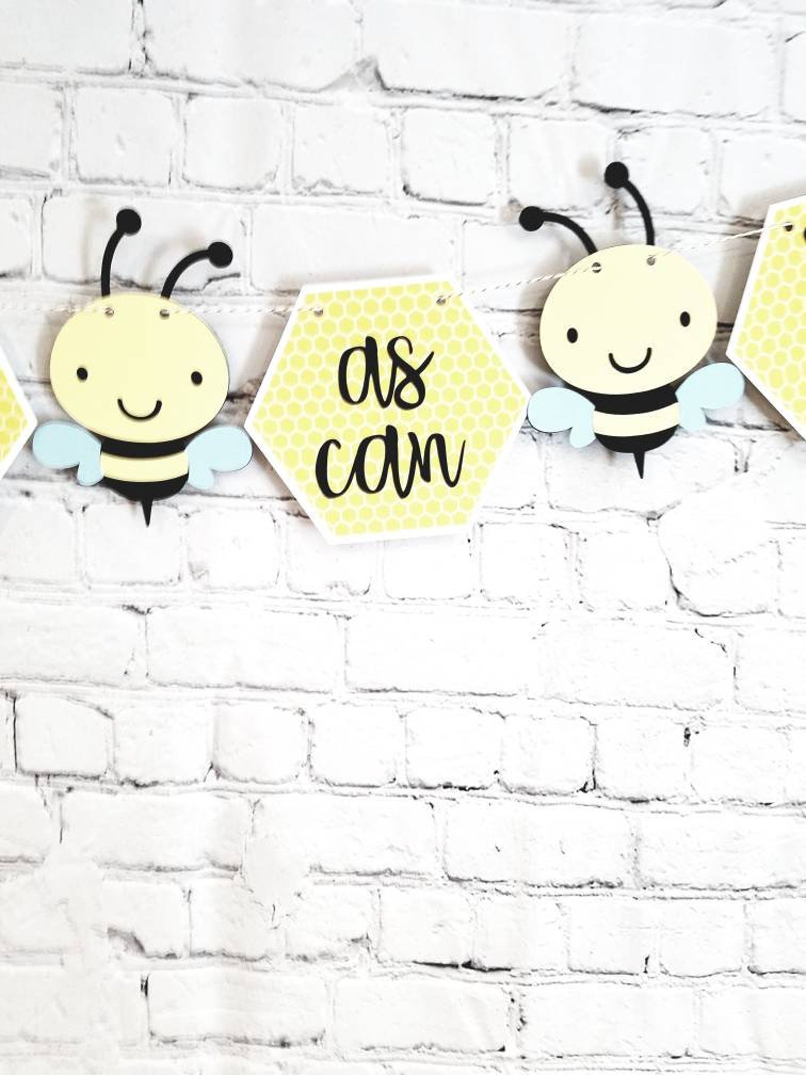 Sweet as Can Bee Sweet as Can Bee Banner Bumblebee Shower | Etsy