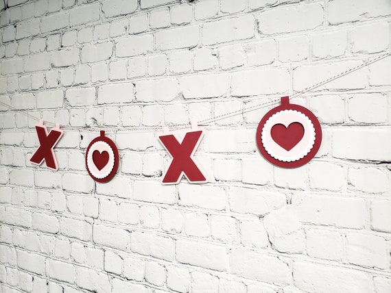 XOXO Banner. Love Banner. Valentine Banner. Be Mine. XOXO. Valentine's ...