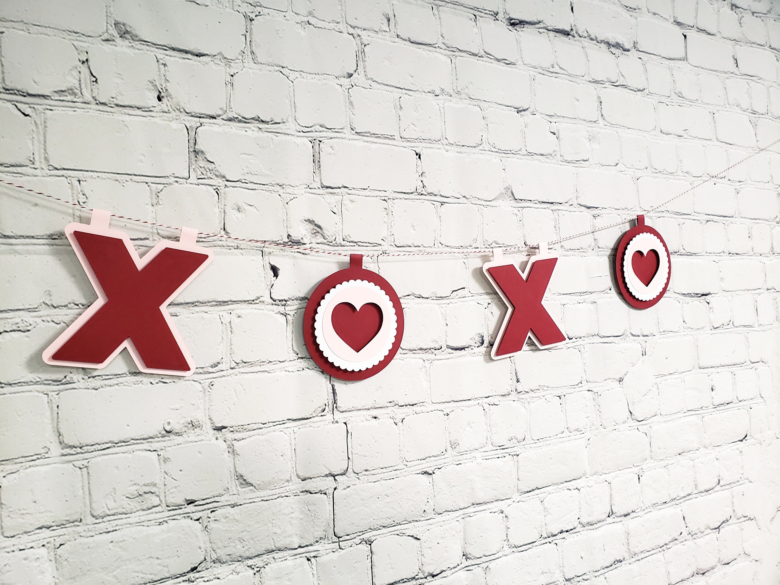 XOXO Banner. Love Banner. Valentine Banner. Be Mine. XOXO. | Etsy