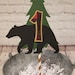 Lumberjack Cake Topper. Lumberjack Party Decorations. Wild One - Etsy