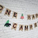 One Happy Camper Banner. Lumberjack Banner. Camping Birthday - Etsy
