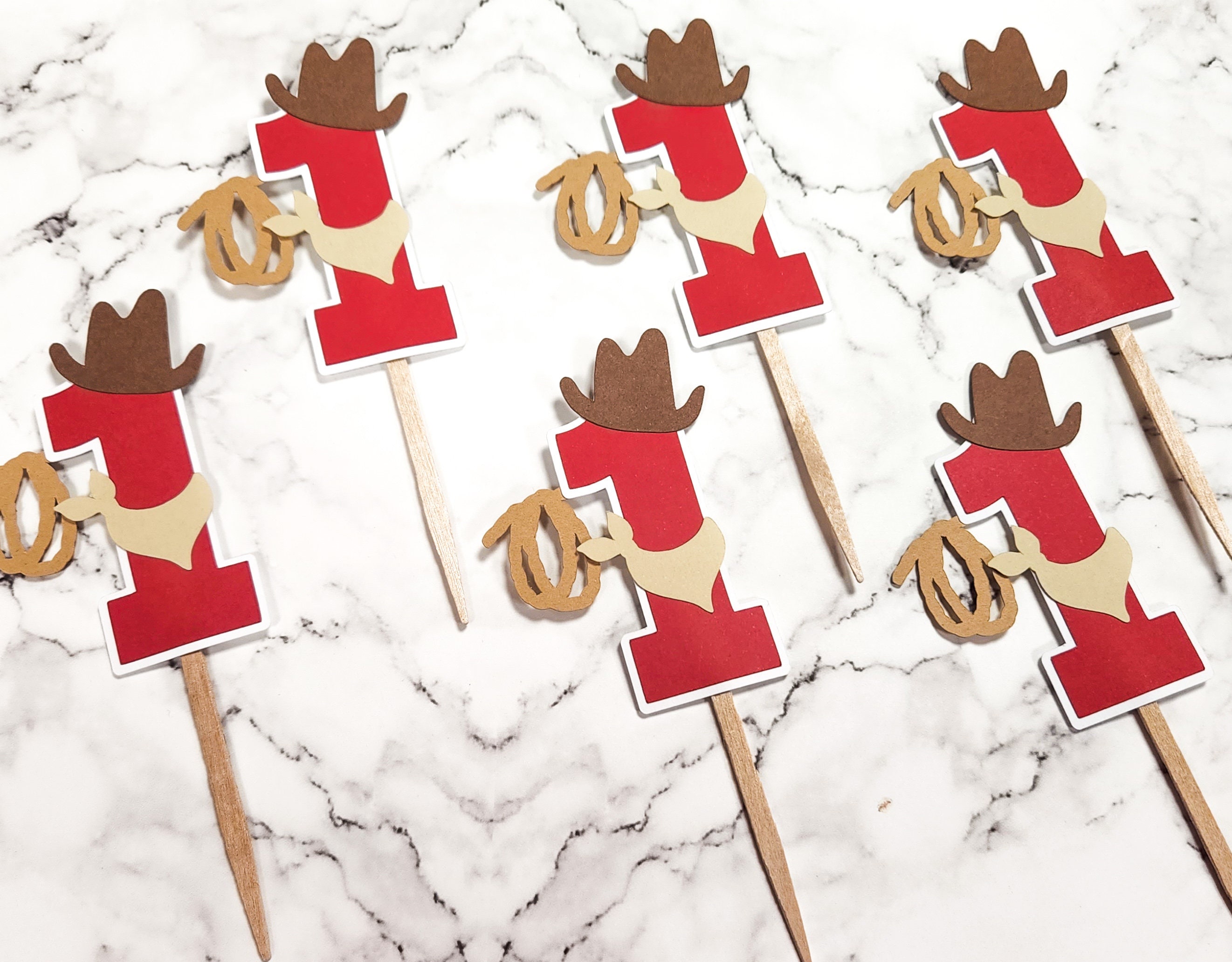 My First Rodeo Birthday. My First Rodeo Cupcake Topper. Cowboy - Etsy