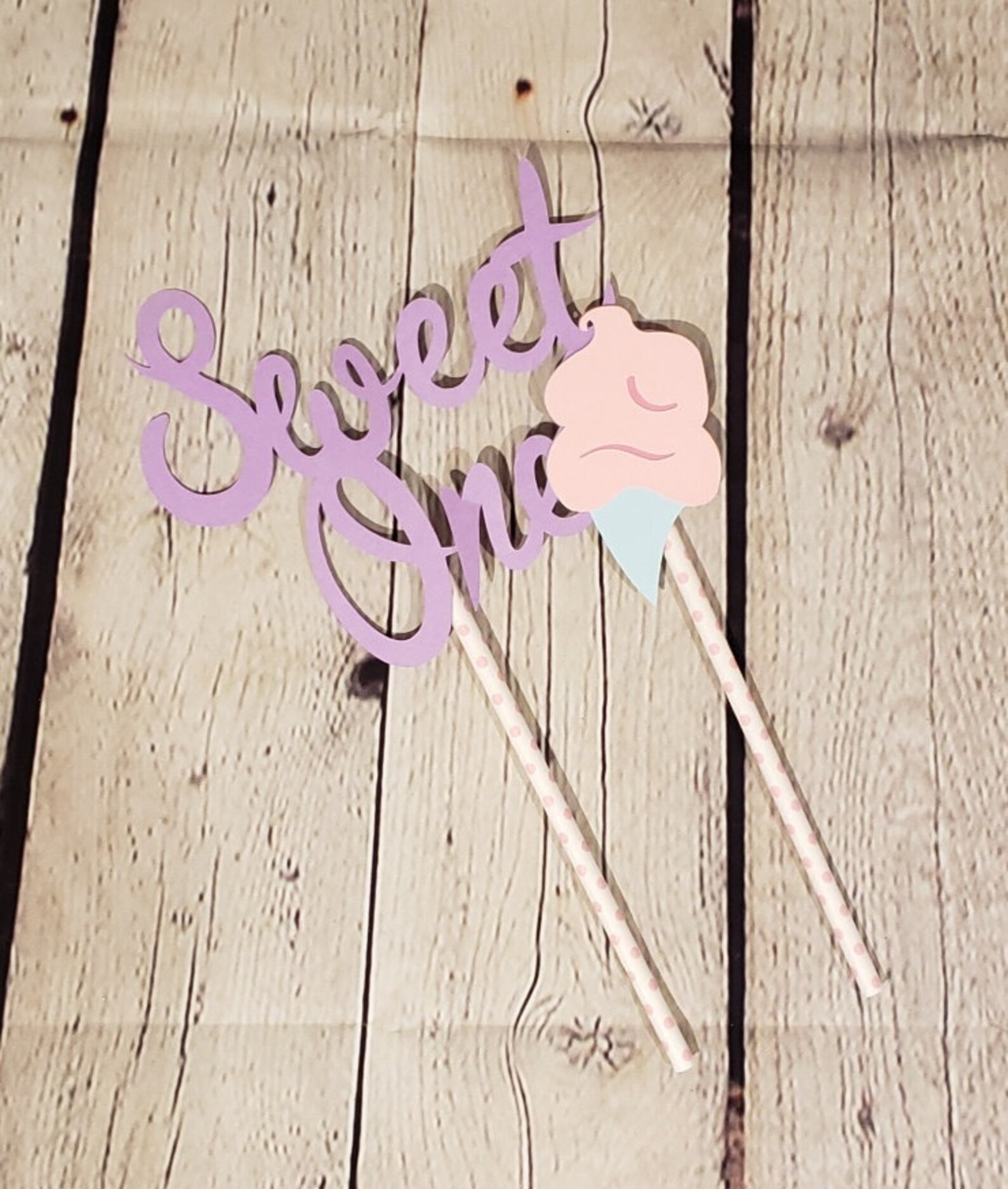 Sweet One Cake Topper. Cotton Candy Cake Topper. Cotton Candy - Etsy