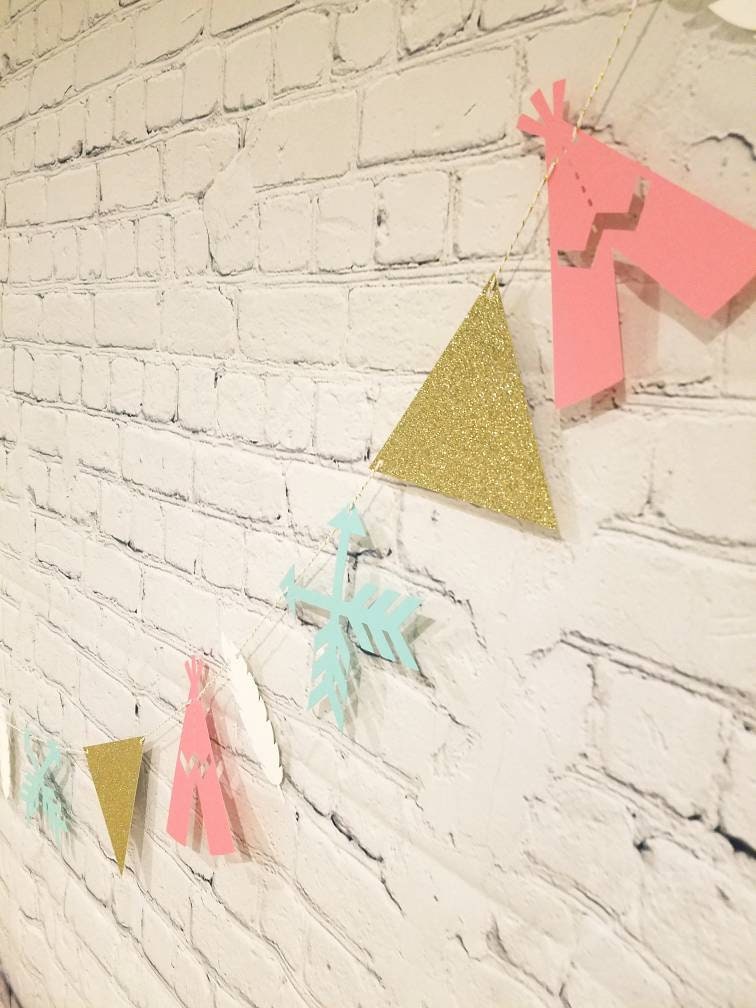 Boho Banner. Teepee Banner. Boho Garland. Teepee Garland. Boho - Etsy