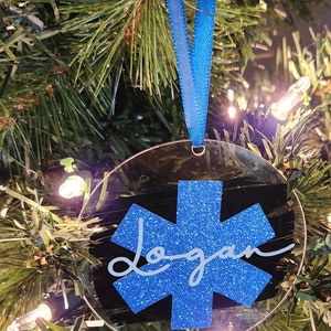 Personalized Paramedic Christmas Ornament. EMS Christmas Ornament ...