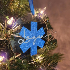 Personalized Paramedic Christmas Ornament. EMS Christmas Ornament ...