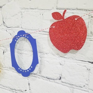 Princess Snow White and the Seven Dwarfs Birthday Party Banner - Etsy