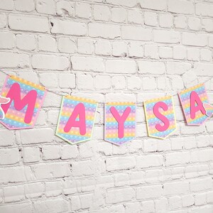 Personalized Pop It Name Banner. Pop-it Birthday Decorations. Popit ...