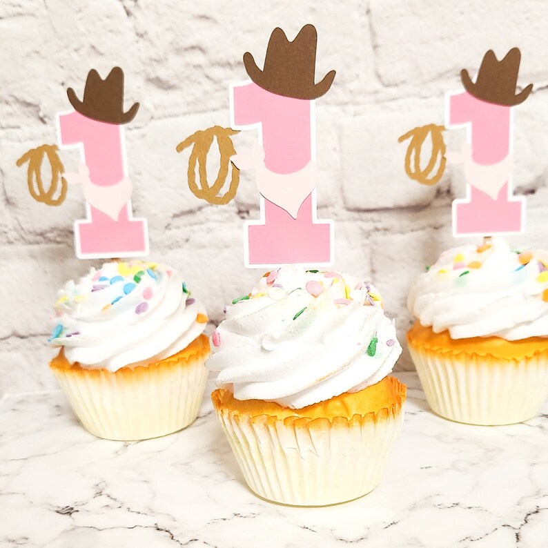 My First Rodeo Birthday. My First Rodeo Cupcake Topper. - Etsy