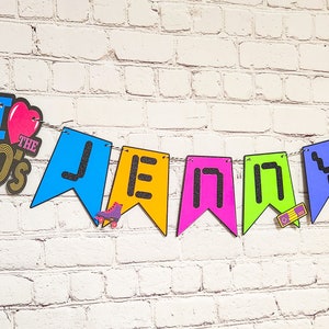 80s Birthday Banner. 80s Banner. 80s Party. 80s Decorations. 80s ...