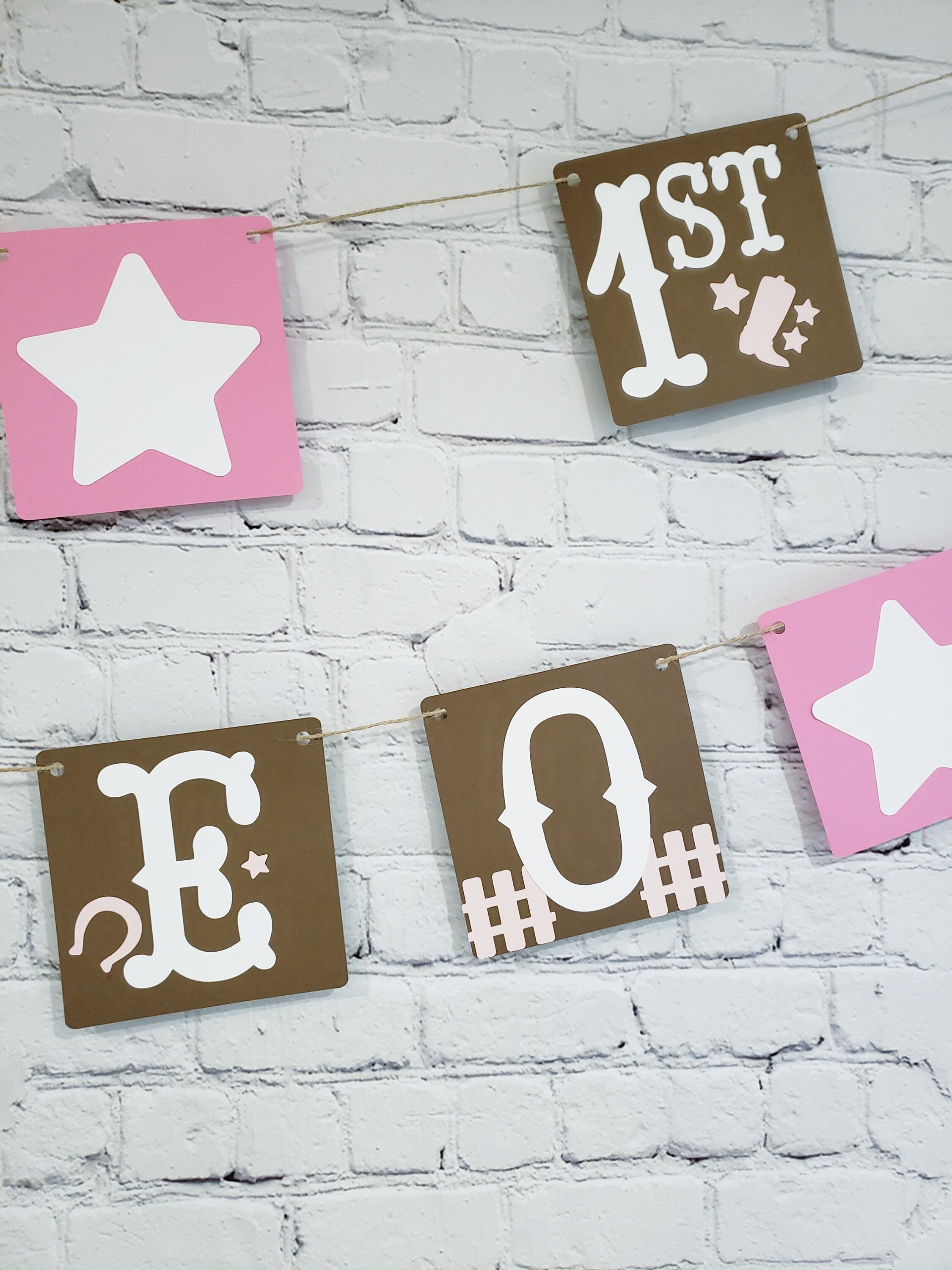 Our First Rodeo Birthday. My First Rodeo Banner. Cowgirl | Etsy