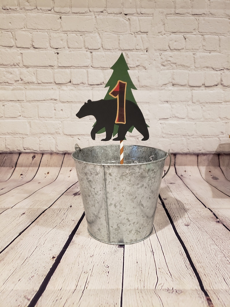 Lumberjack Cake Topper. Lumberjack Party Decorations. Wild One Party ...
