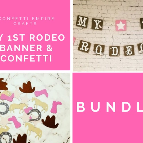 My First Rodeo Birthday. My First Rodeo Banner. Cowgirl - Etsy