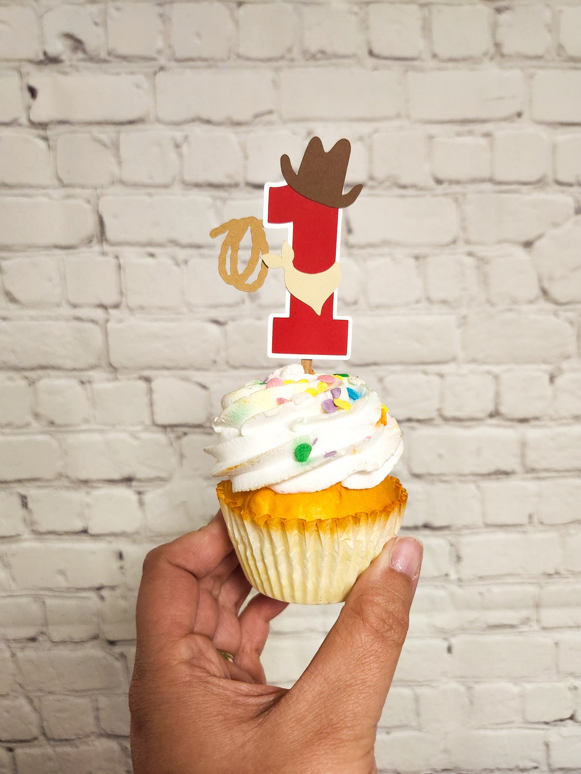 My First Rodeo Birthday. My First Rodeo Cupcake Topper. Cowboy - Etsy