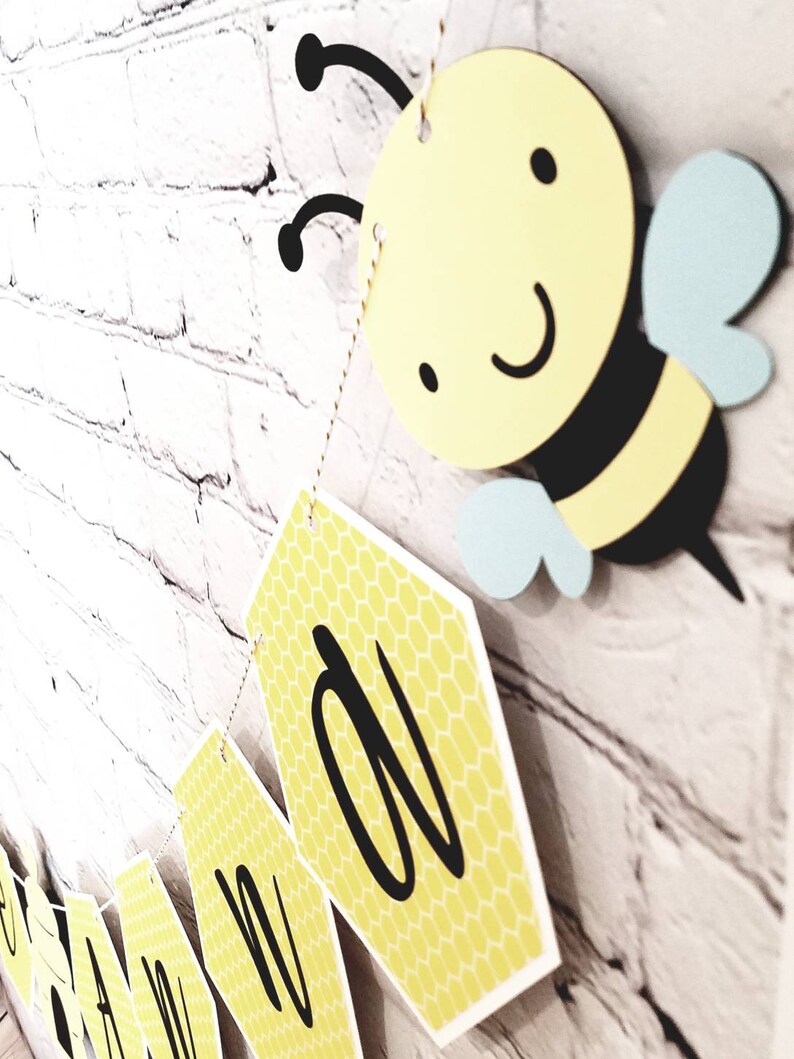 Bumble Bee Banner. Party Decorations for a Bumble Bee Shower. | Etsy