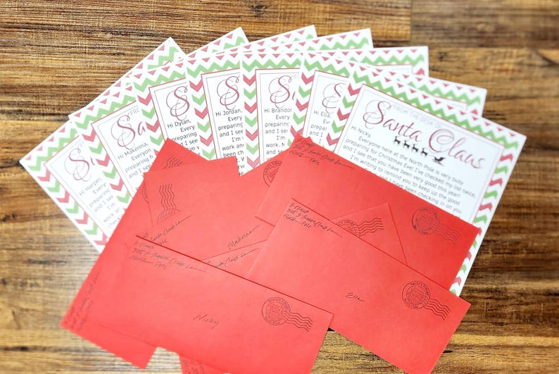 Personalized Letter From Santa, North Pole Postmark - Etsy