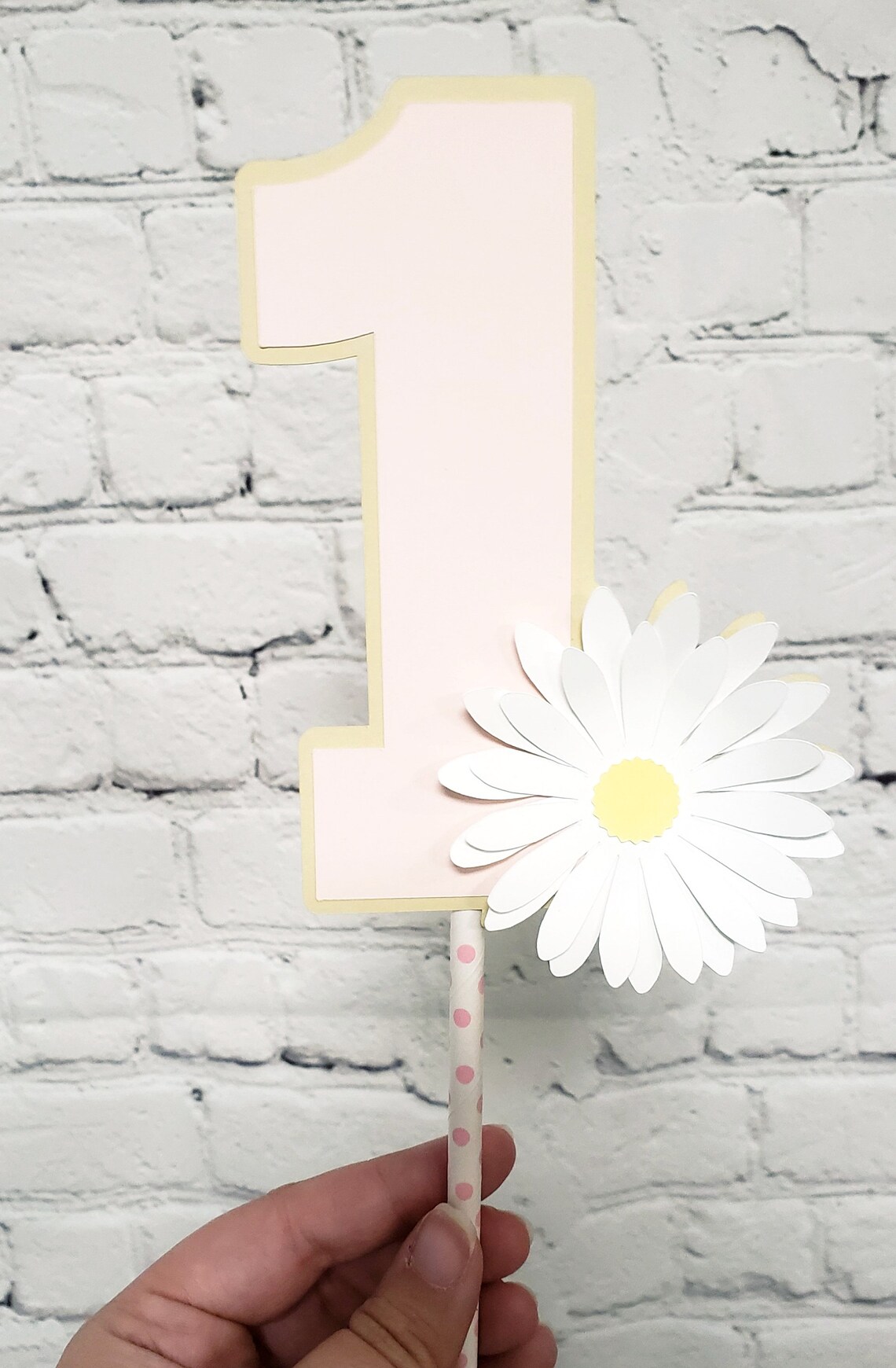 Floral Birthday Cake Topper. Floral One Topper. Wildflower Cake Topper ...