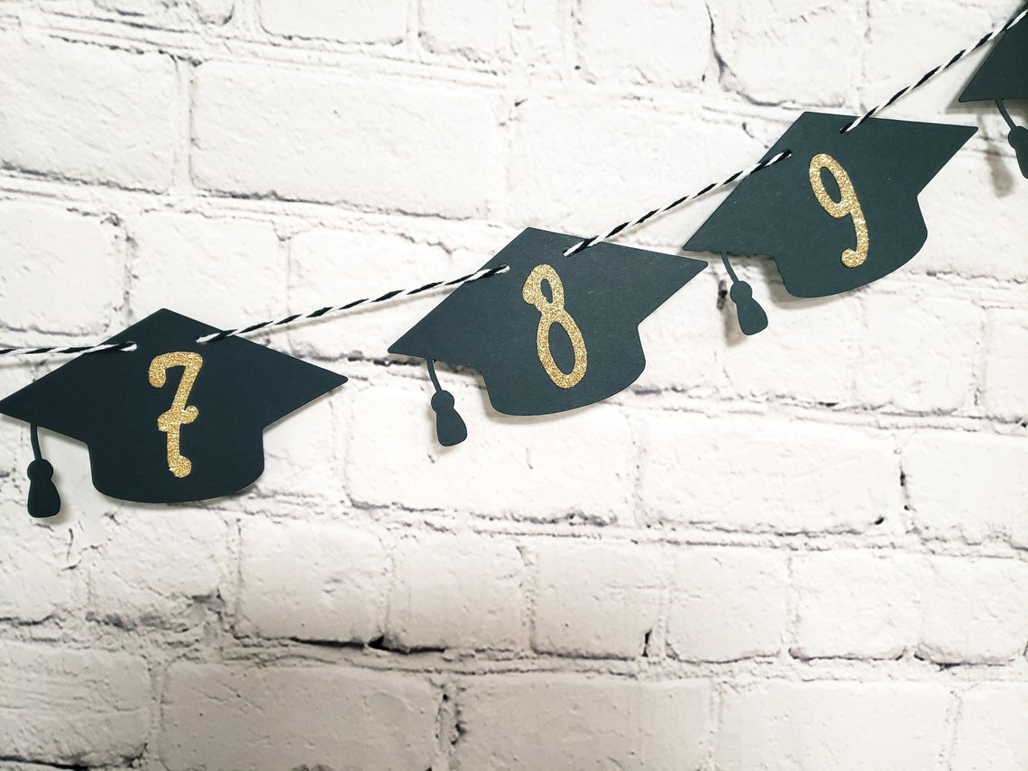 Graduation Cap Photo Milestone Banner. Graduation Party - Etsy