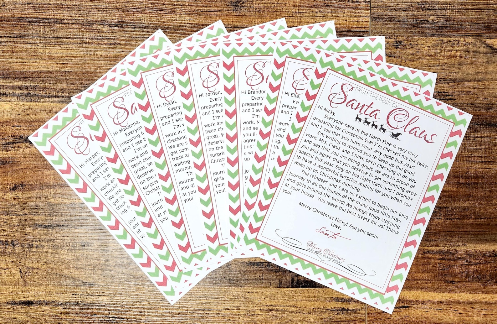 Personalized Letter From Santa, North Pole Postmark - Etsy
