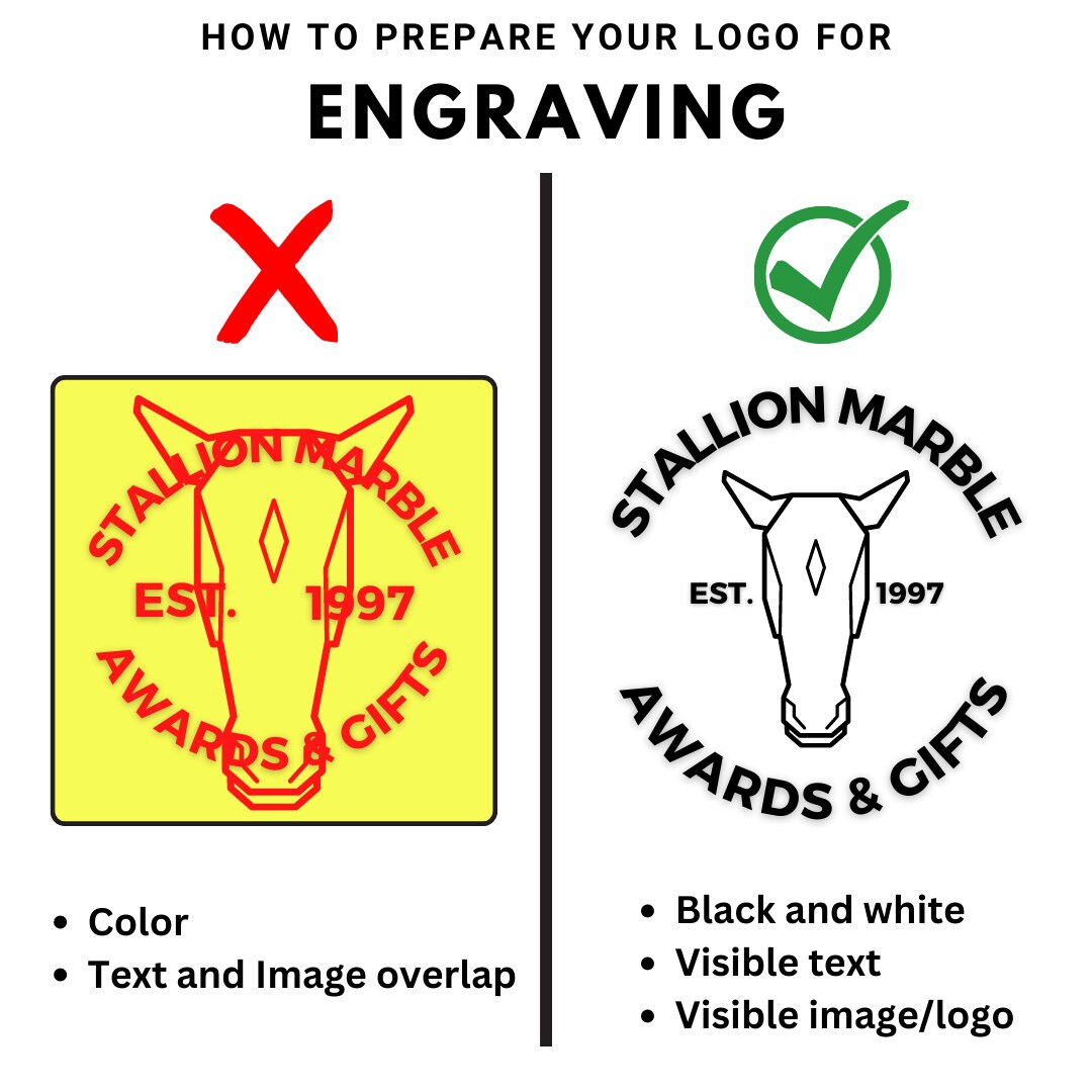 Custom Personalized Engraving White Marble Triangular Nameplate - Etsy