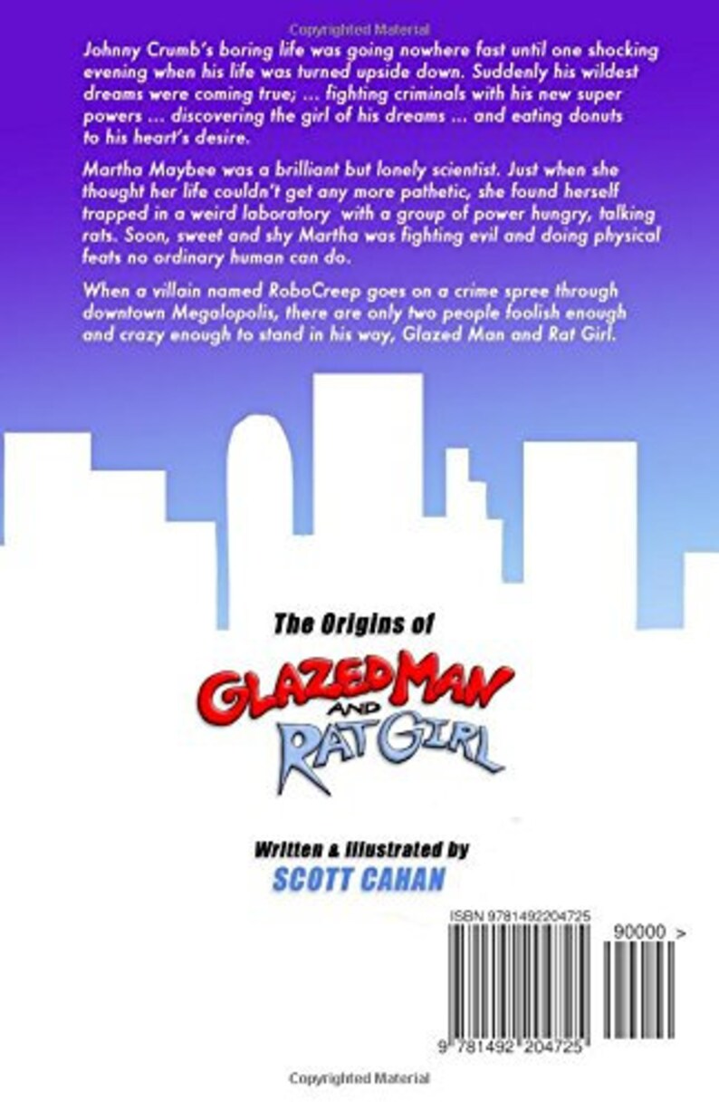 Glazed Man & Rat Girl Book - Etsy