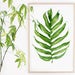 Palm Leaf Print Watercolor Painting Poster . Home Decor Printable Wall ...