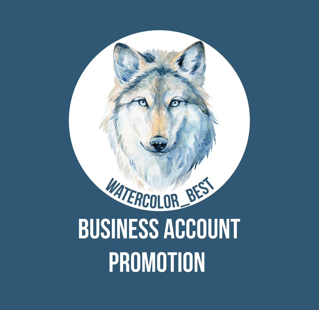 Business Account Promotion in My Account watercolor_best - Etsy