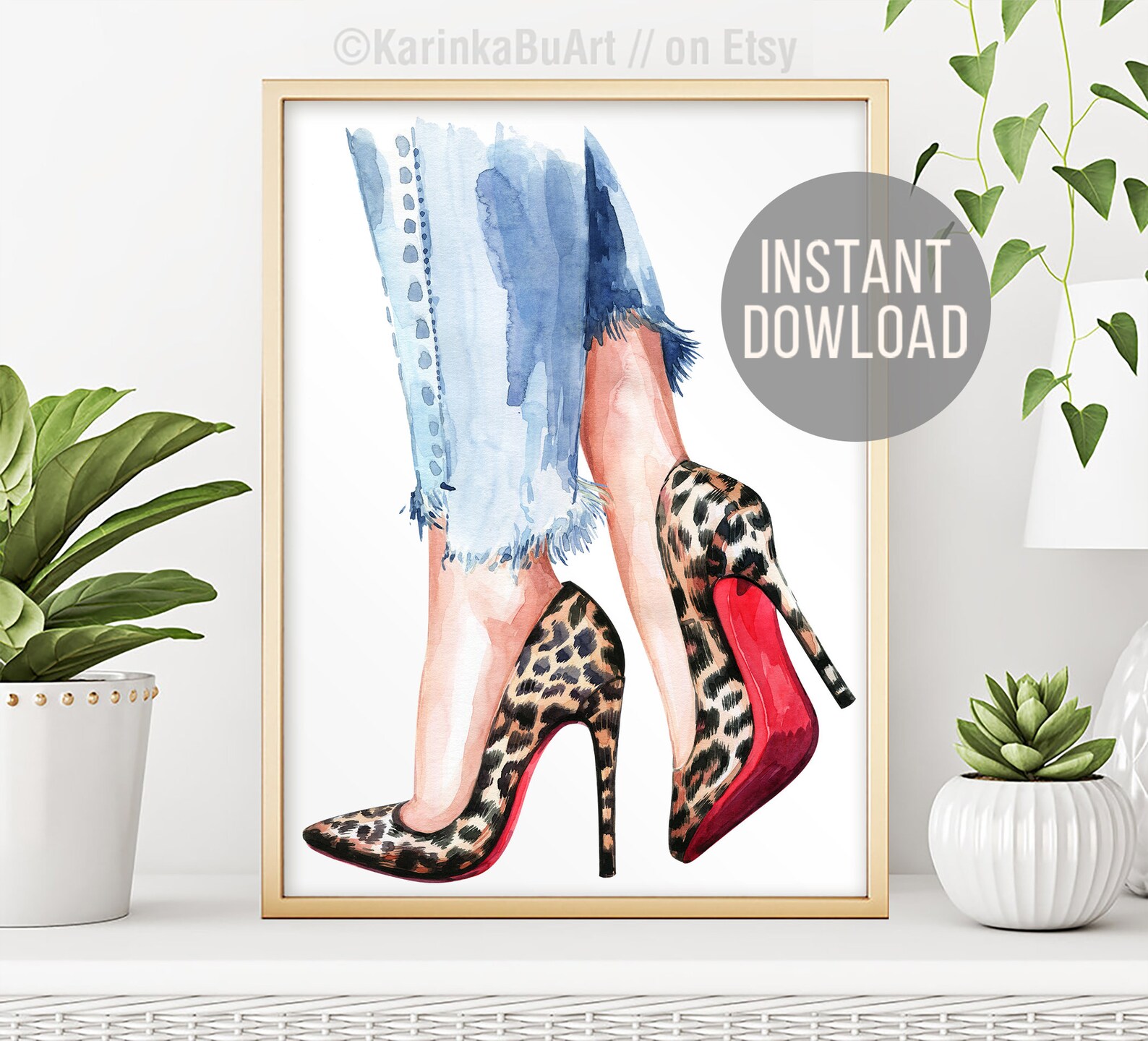 Fashion Sketch Red Shoes Art Print Shoes Illustration Shoes - Etsy