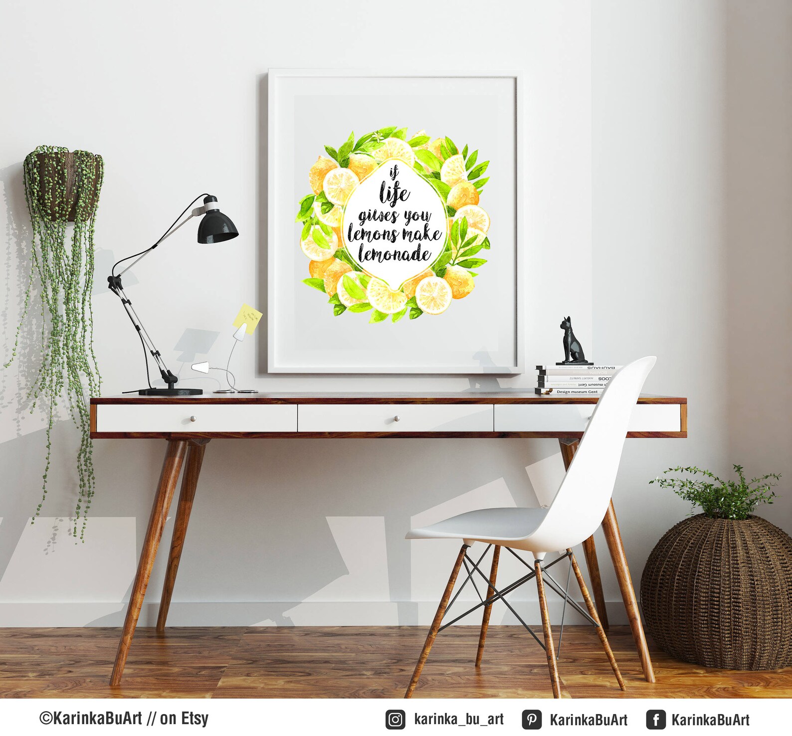 Lemon Kitchen Printable Quotes Lemons Printables Signs | Etsy