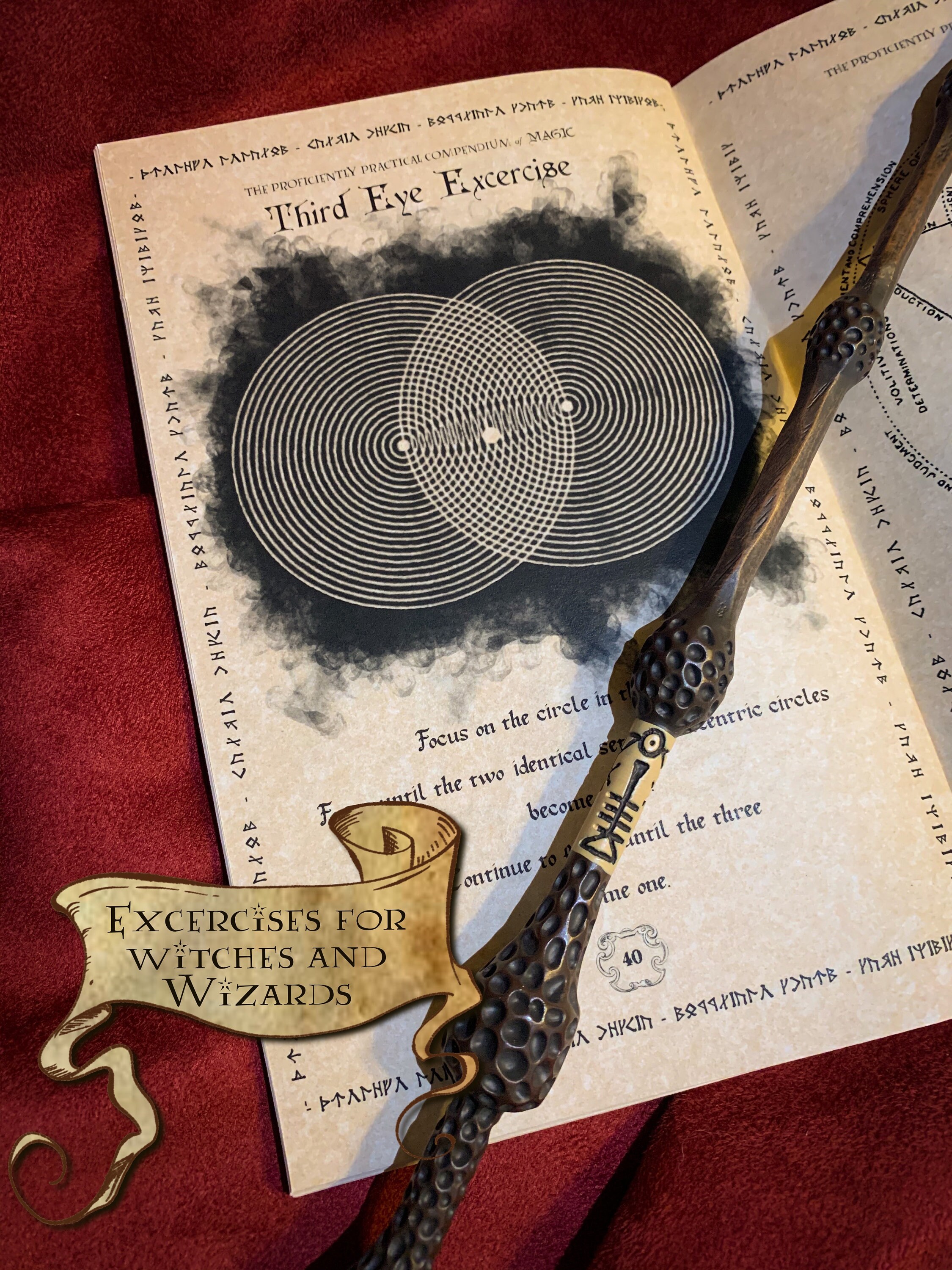 Wizard Spell Book | the Compendium of Magic | Magic Spell Book | School ...