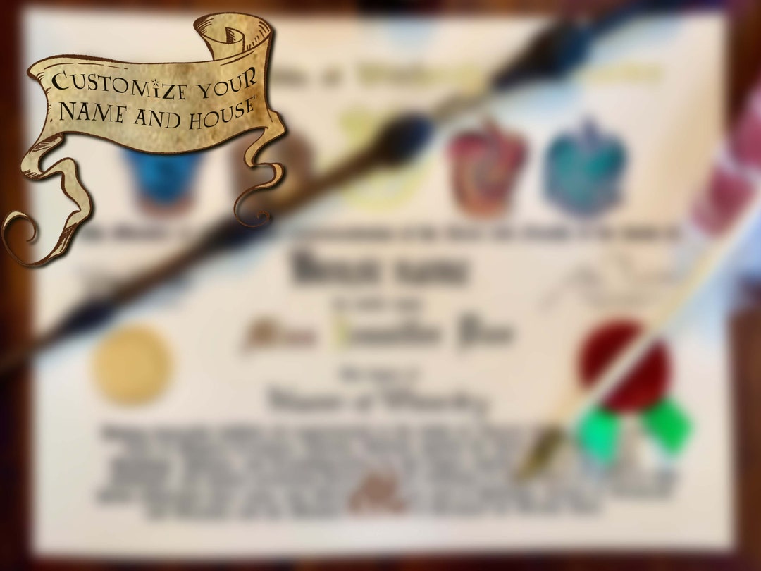 Diploma School of Witchcraft and Wizardry | Graduation Gift ...