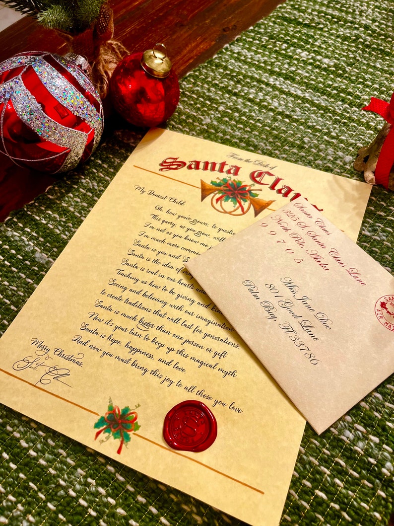 There is No Santa Letter | Letter From Santa the Year They Stop ...