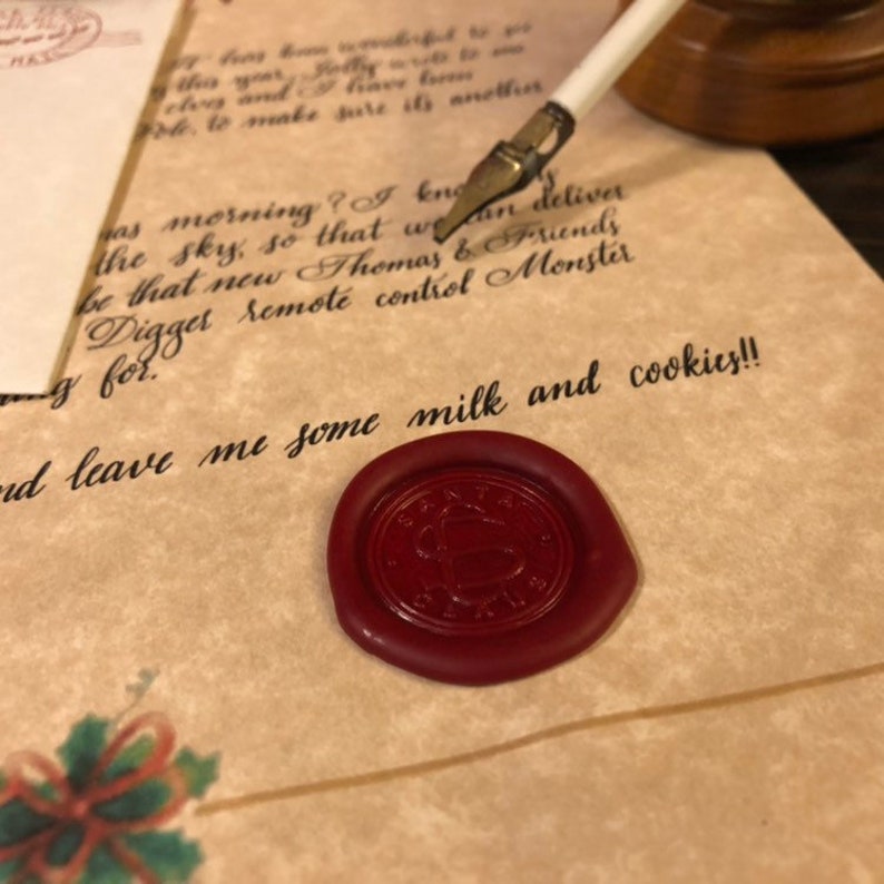 Letter From Santa Personalized With Christmas Wish Ticket, in ...